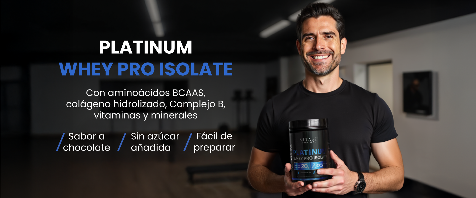 Platinum Whey Pro Isolate | Proteína Pura con BCAAs y Complejo B ...