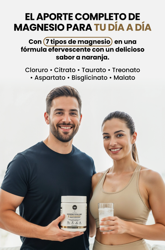 Magnesio Total Care – 7 tipos de magnesio fórmula efervescente ...